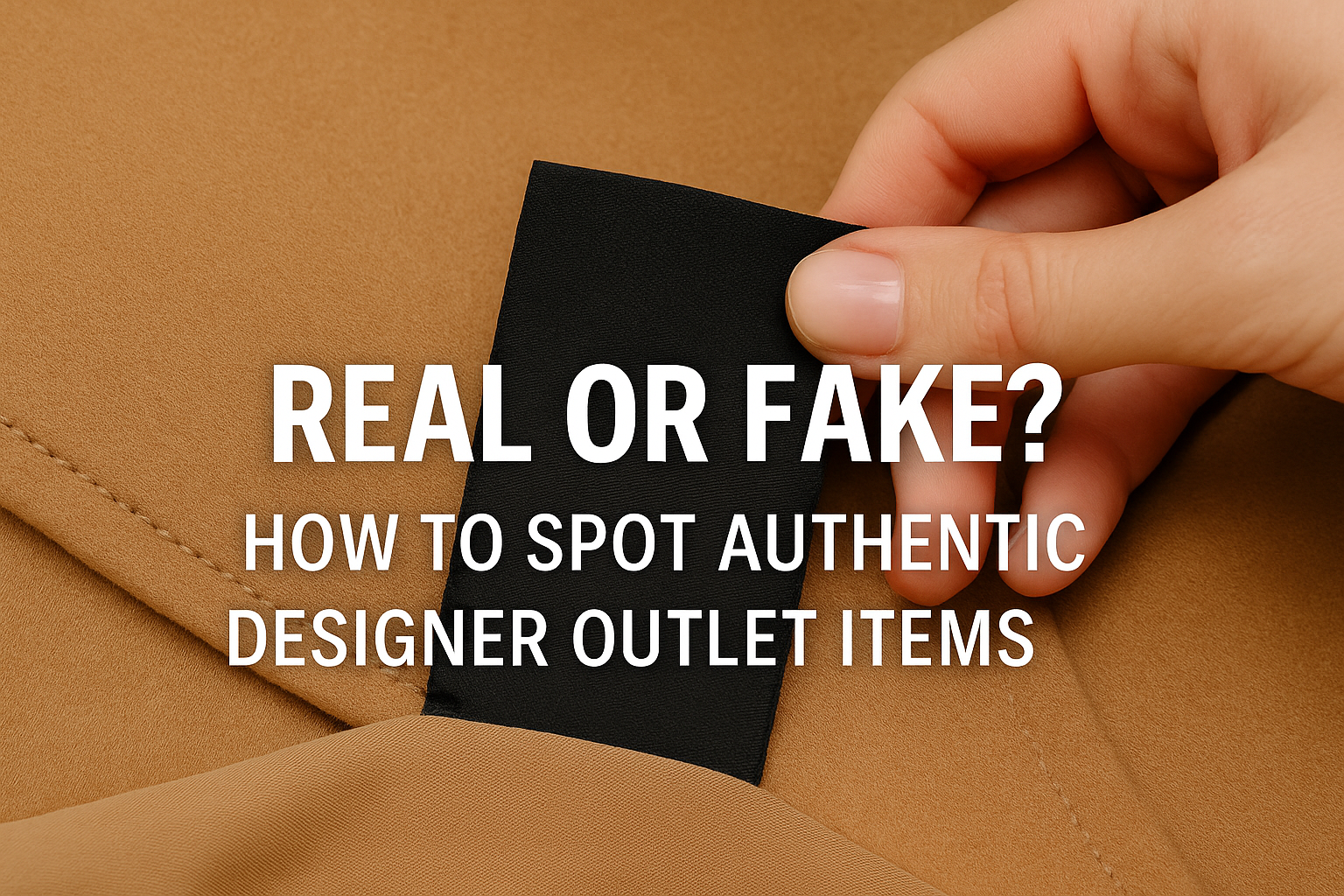 How to Spot Fake vs. Authentic Designer Items at Outlets